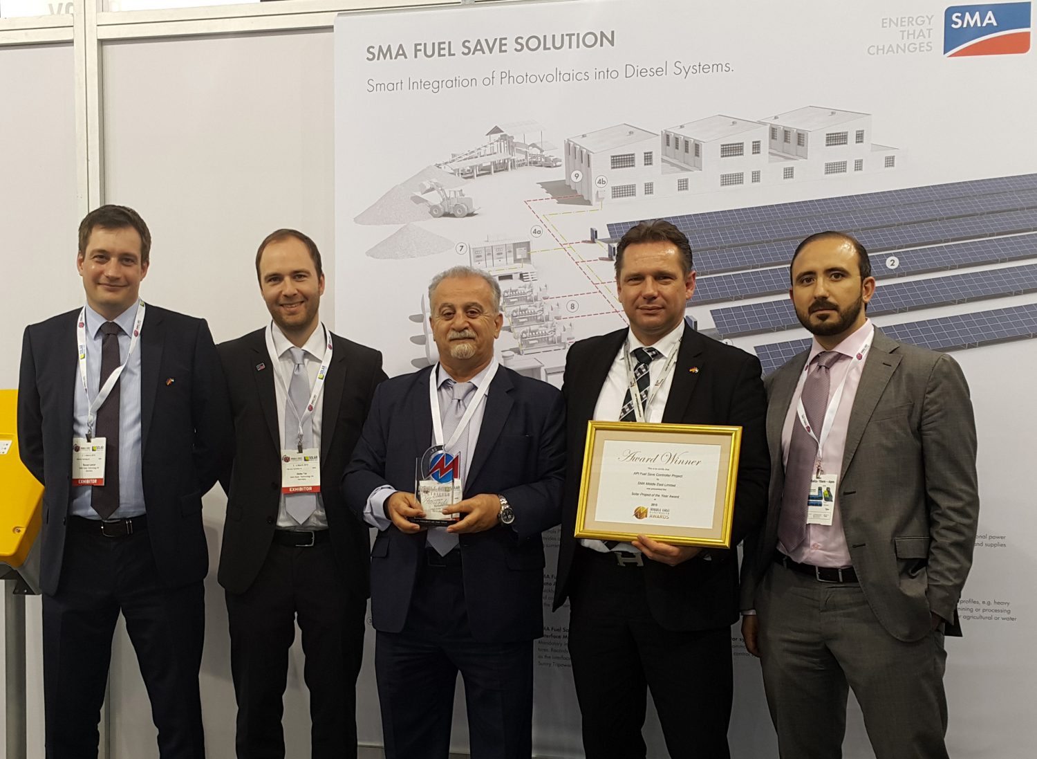 Dubai: SMA Middle East Receives Award for the Best PV-Diesel Hybrid ...