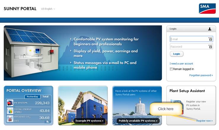 Sunny Portal Registration for Sunny Boy US With Webconnect: Creating a ...