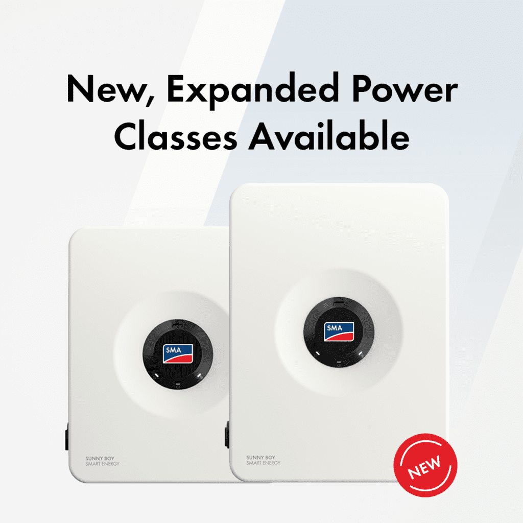 New larger power classes of the Sunny Boy Smart Energy hybrid inverters ...
